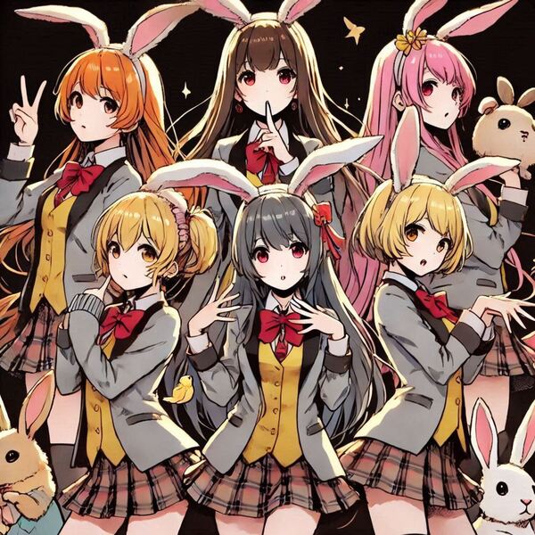 Rabbit whiskers - Rabbit whiskers,Rabbit nose,PulseZero,Rabbit Hips